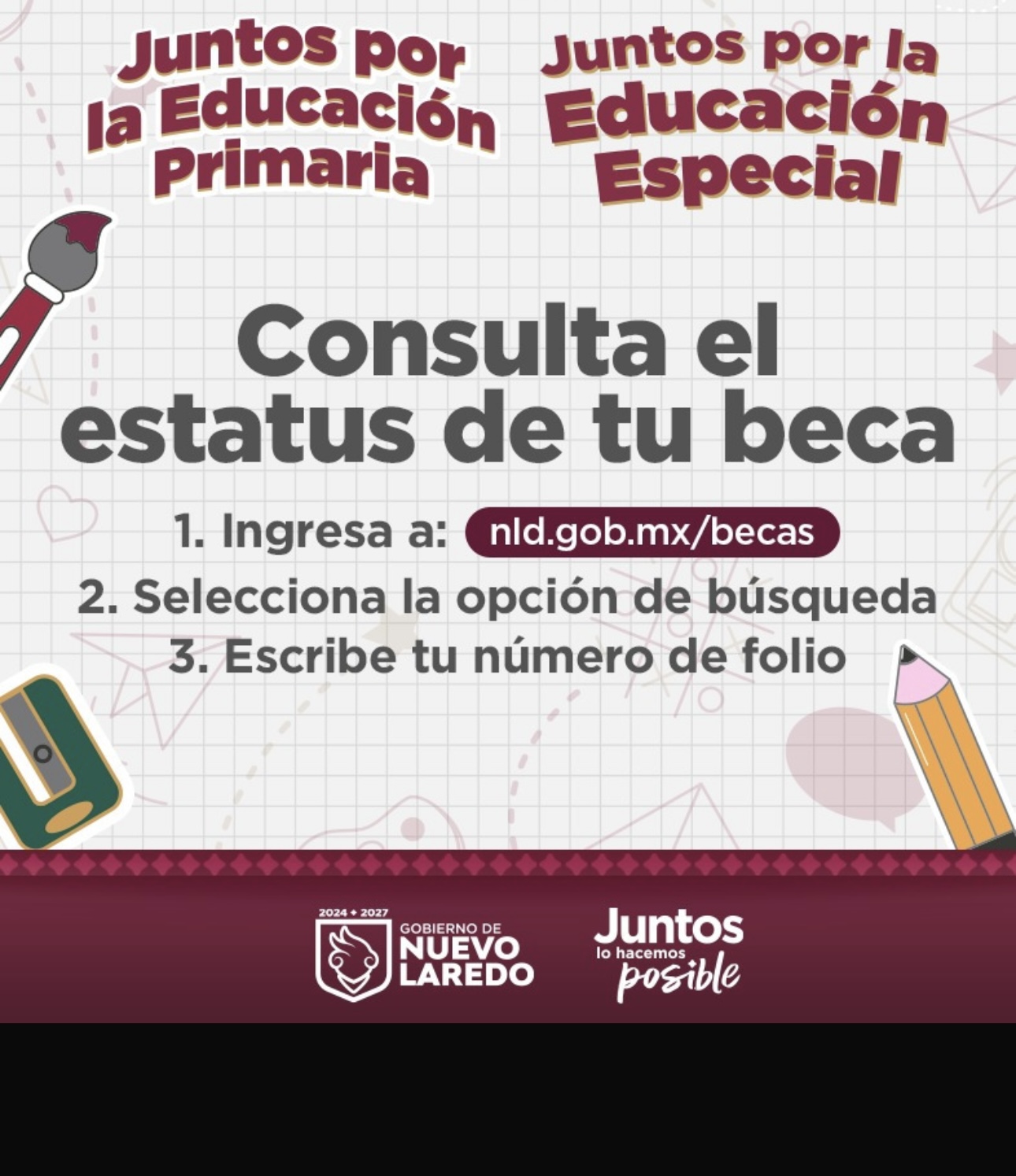 Invitan a consultar estatus de becas para primaria y educación especial ...